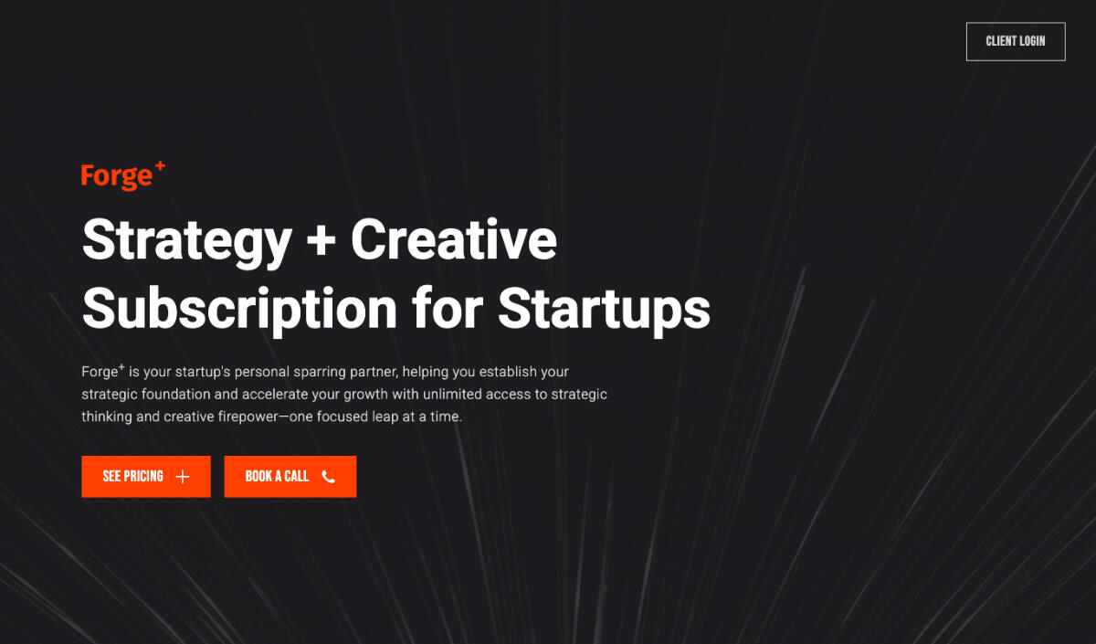 Forge+ Subscription for Startups